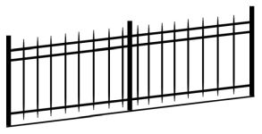 Raked fence – Ross Fencing Brisbane